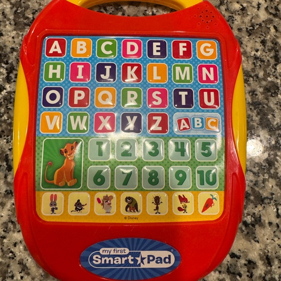 Disney | Toys | Disney Smart Pad Red And Yellow Kids Learning Toy ...